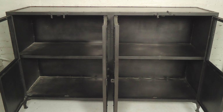 Black Metal Console For Sale at 1stDibs | black metal console cabinet