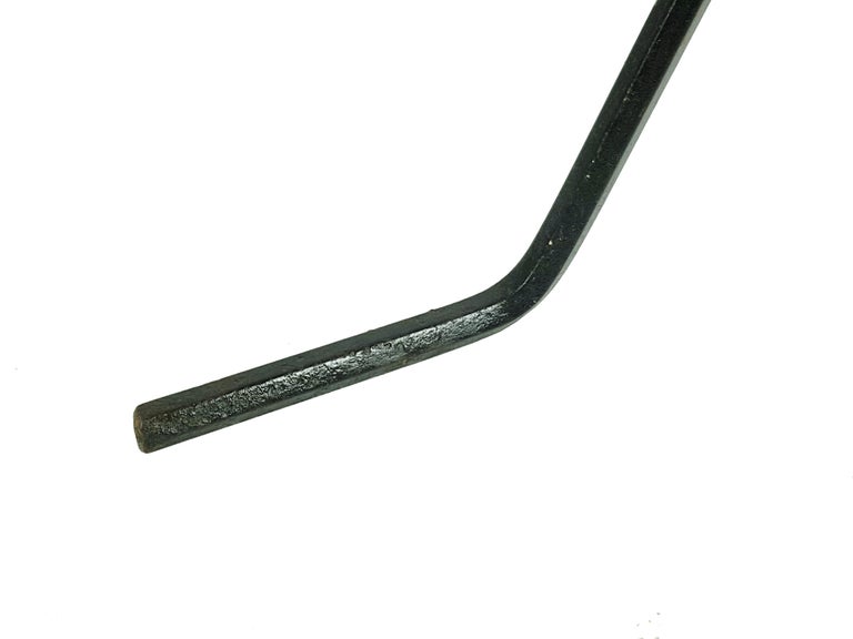 Black Metal Rod Midcentury Free Standing Plants Holder For Sale at ...