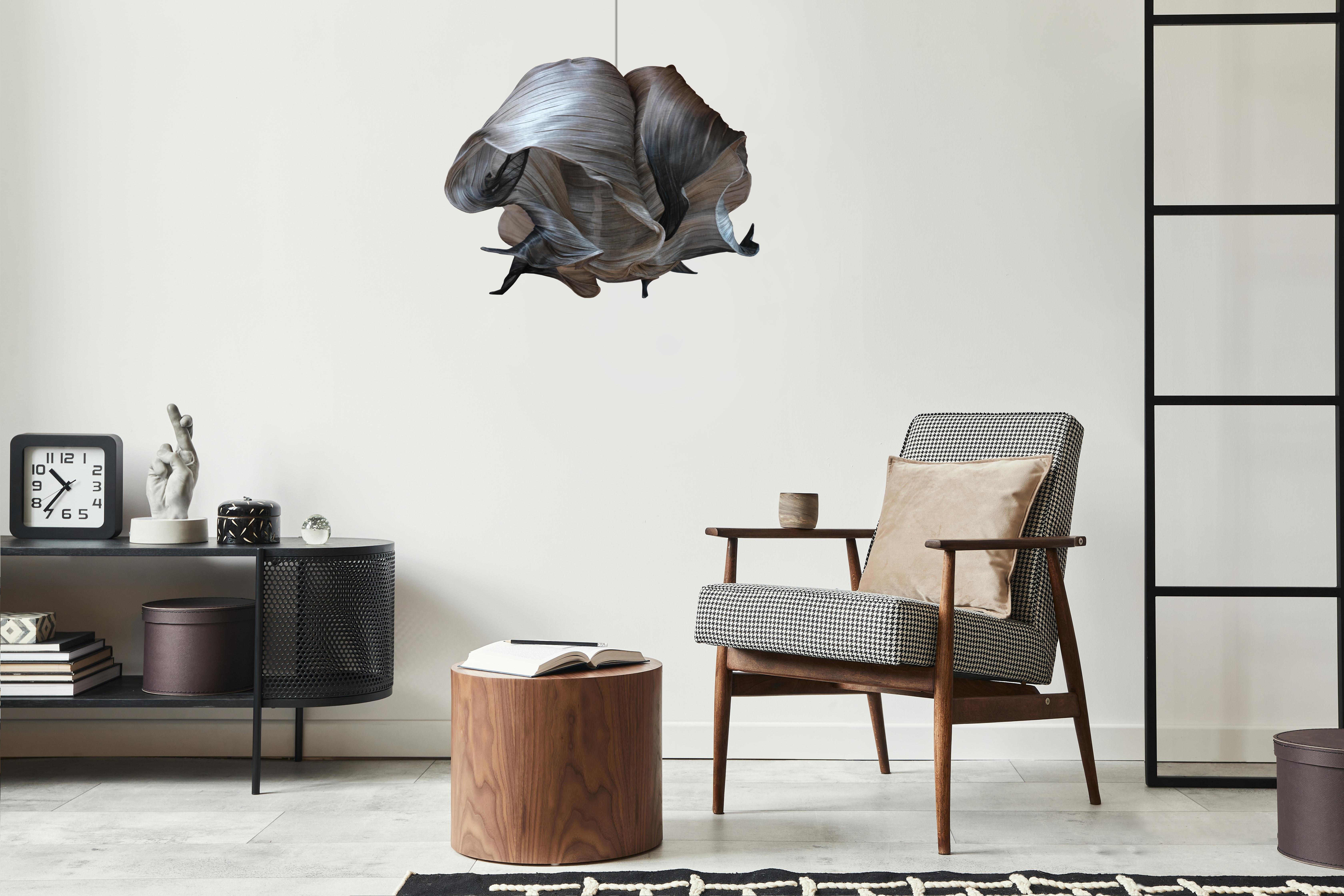 Black Nebula Hand-Painted Pendant Lamp by Mirei Monticelli For Sale at ...