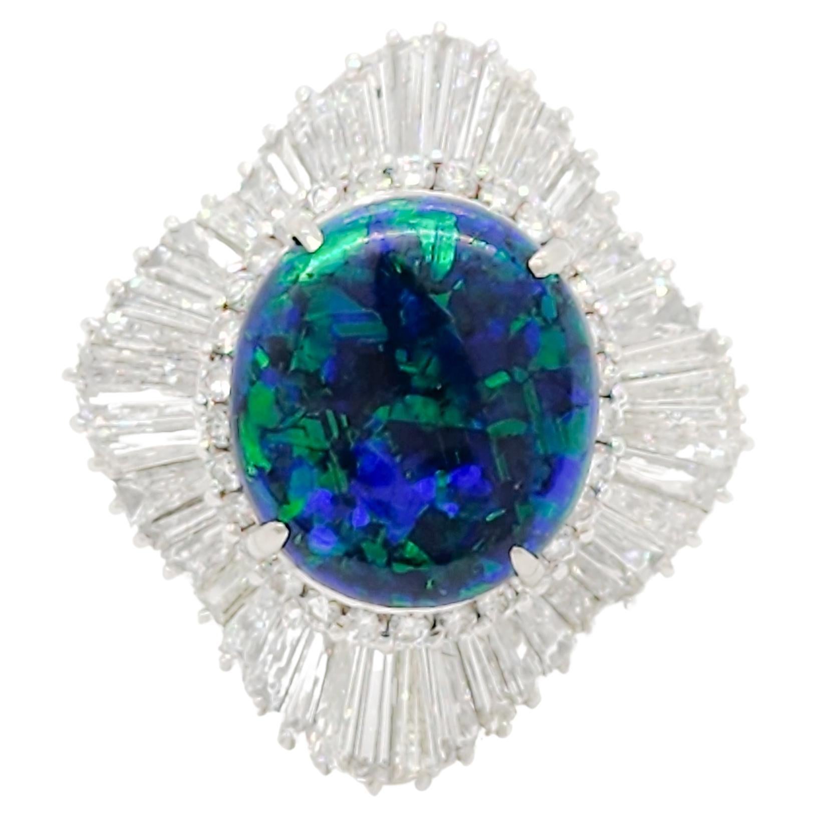 Marcus and Co. Black Opal Ring For Sale at 1stDibs | black opal co ...