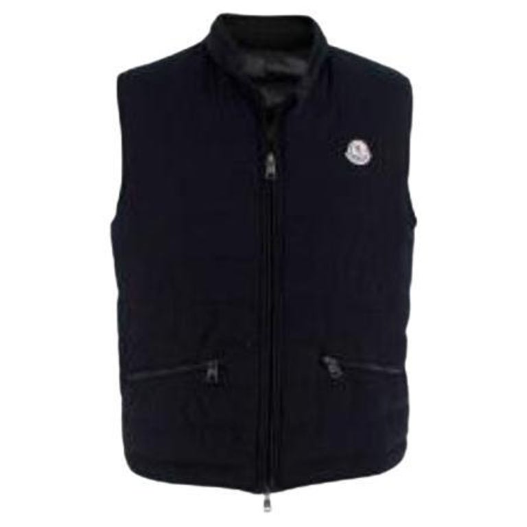 Black Padded Gerard Gilet For Sale at 1stDibs