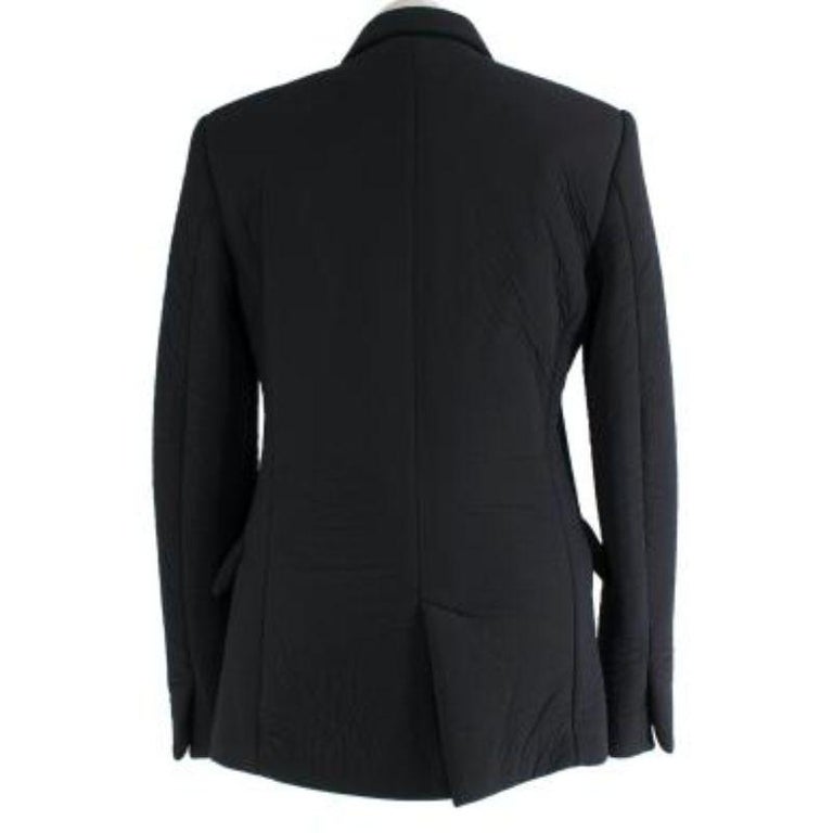 Black padded Riding jacket For Sale at 1stDibs