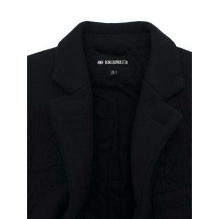 Black padded Riding jacket For Sale at 1stDibs