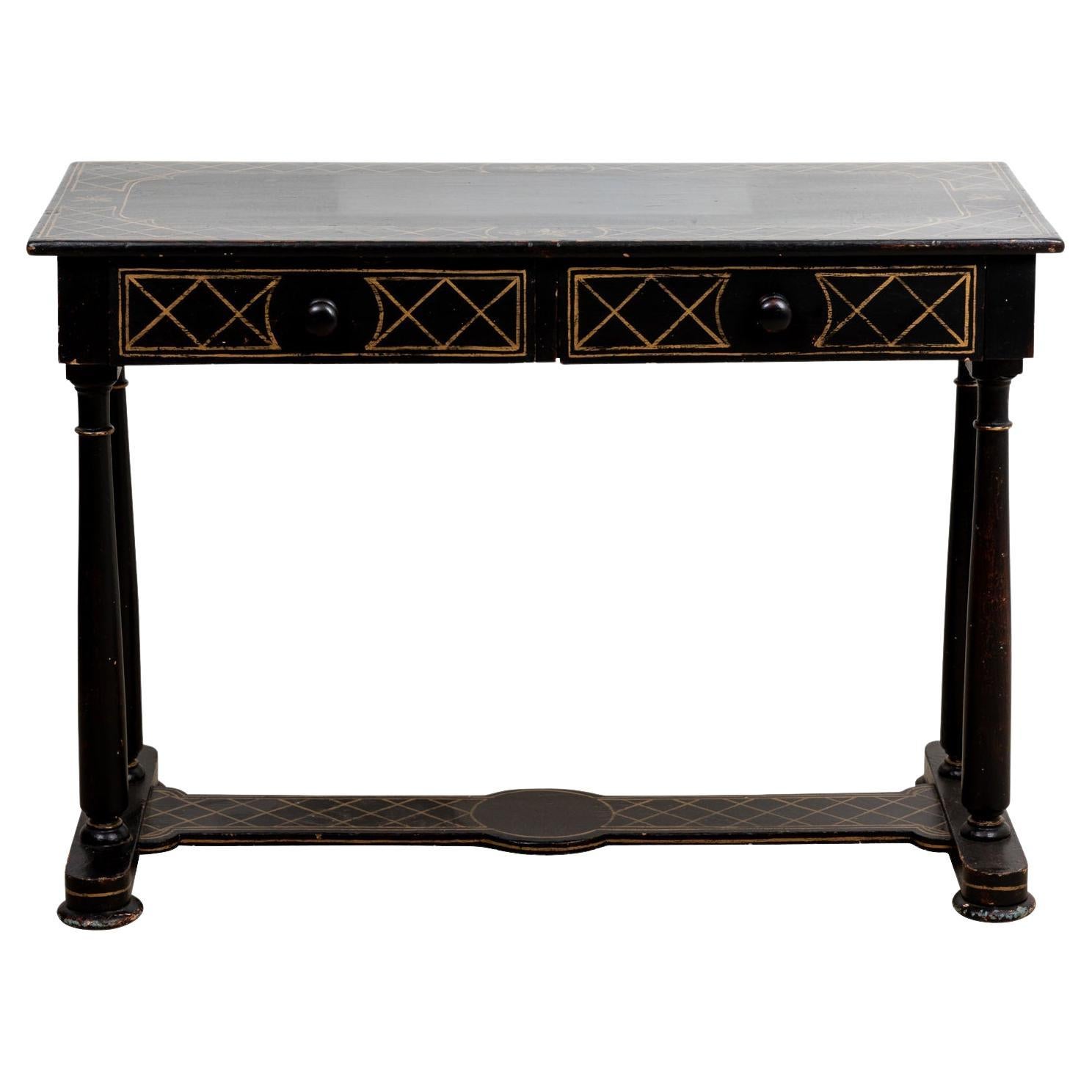 White Painted Scallop Shell Console For Sale at 1stDibs