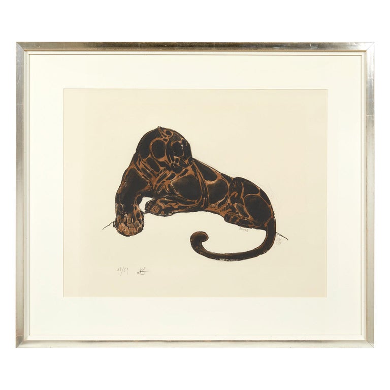 Black Panther Sleeping at 1stDibs