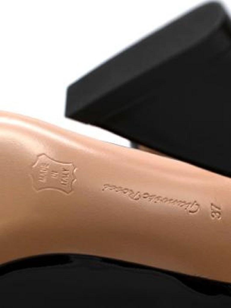 Black Patent Leather Slingback Heels For Sale at 1stDibs