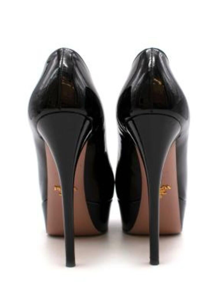 Black Patent Platform Pumps For Sale at 1stDibs