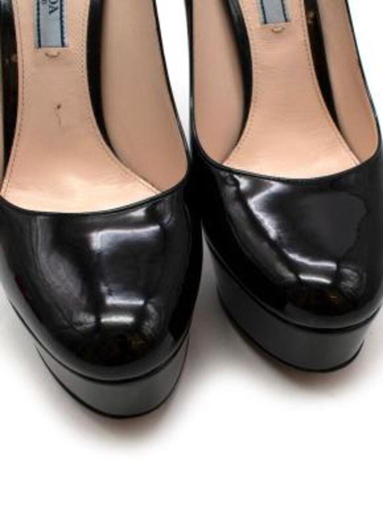 Black Patent Platform Pumps For Sale at 1stDibs