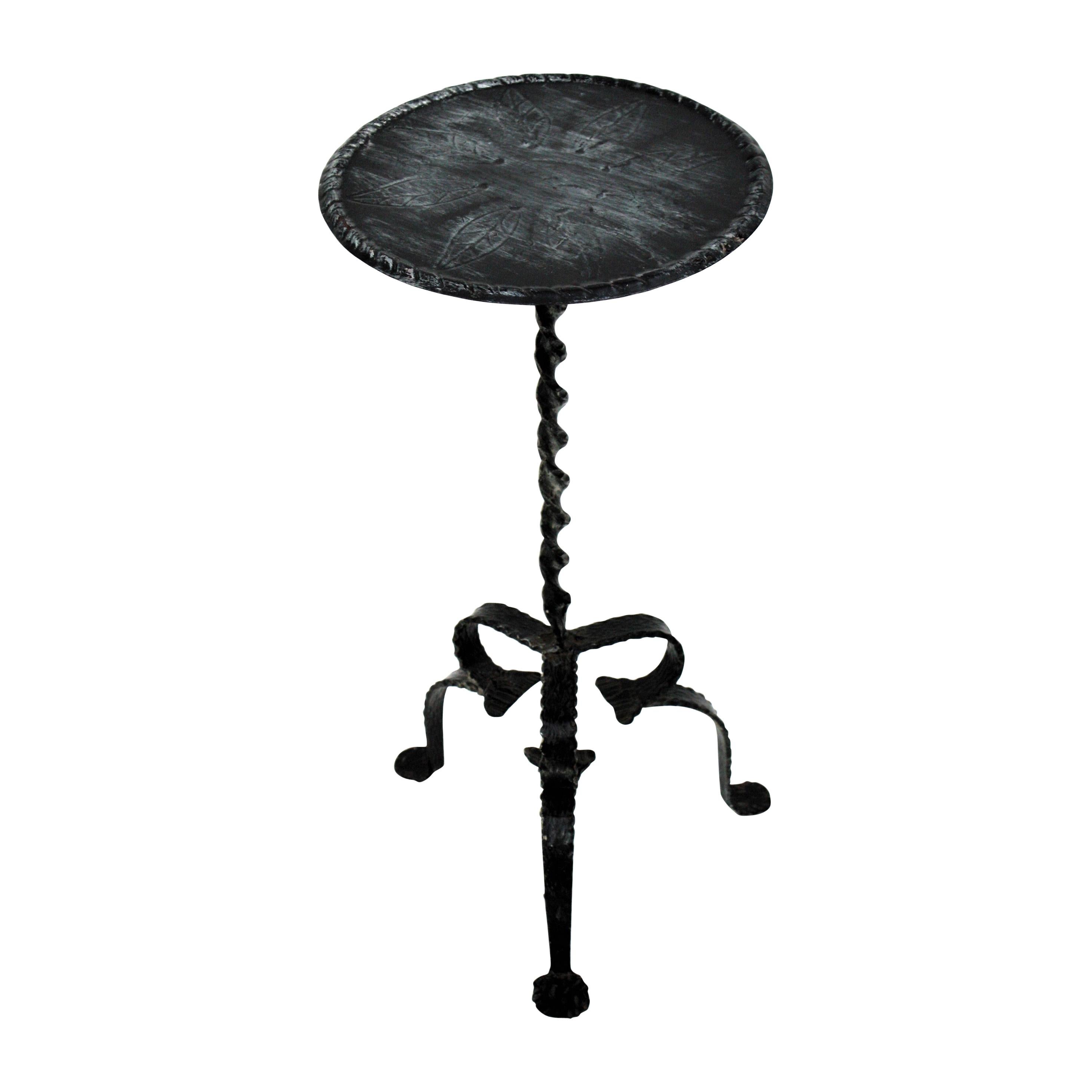 Black Metal Gueridon - 14 For Sale on 1stDibs