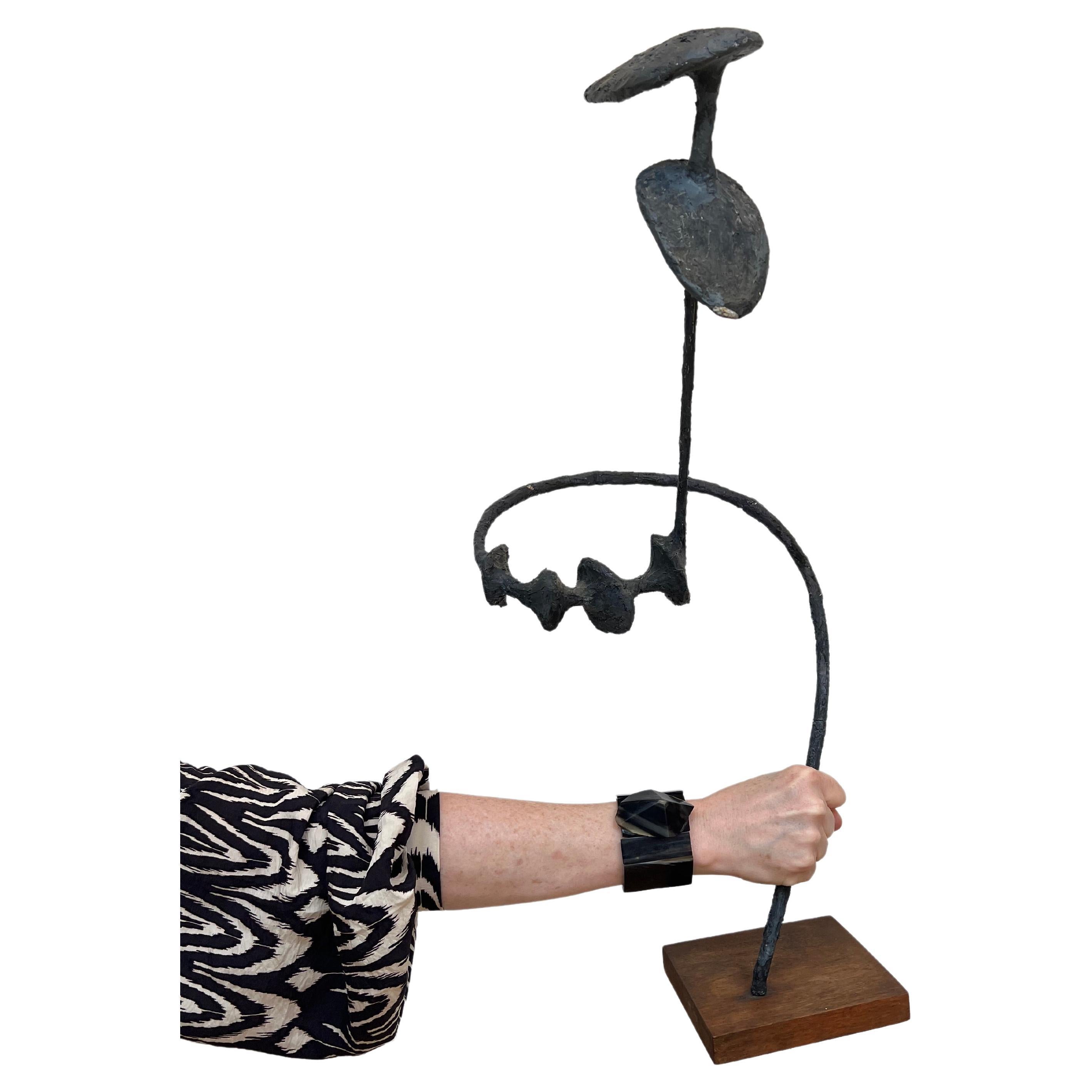 Mr. Thinker Sculpture in Plaster Signed by Bianchi G. Chibian at ...