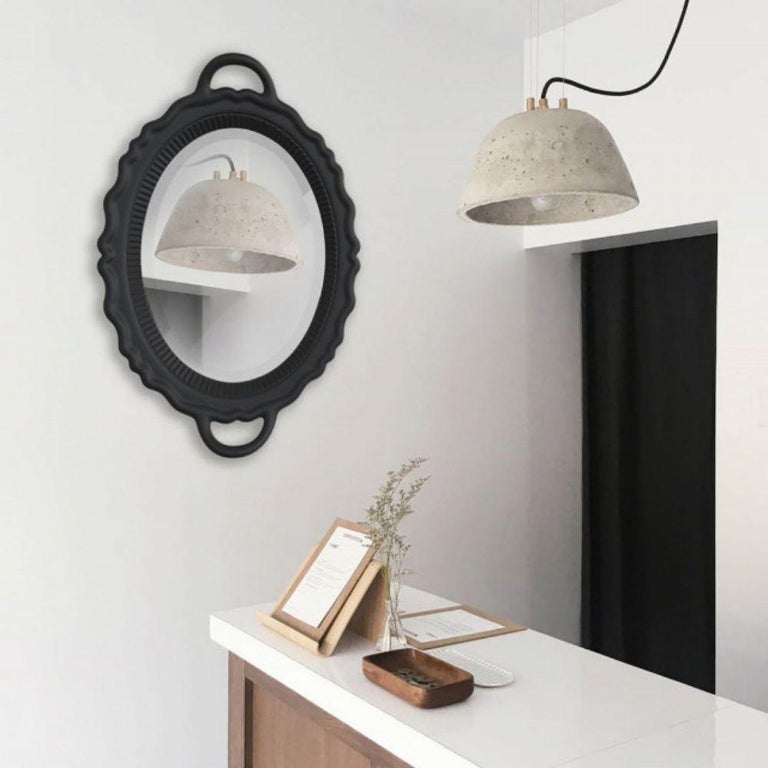 Black Plateau Mirror, Designed by Studio Job, Made in Italy For Sale at ...