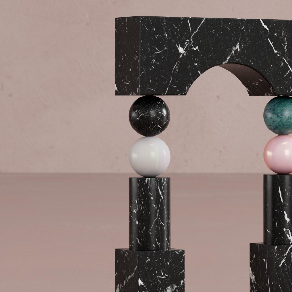 Black Portal Sculpture by Pilar Zeta For Sale at 1stDibs