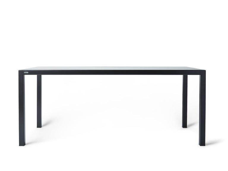Black Powder Coated Steel Desk For Sale at 1stDibs | randy rollner