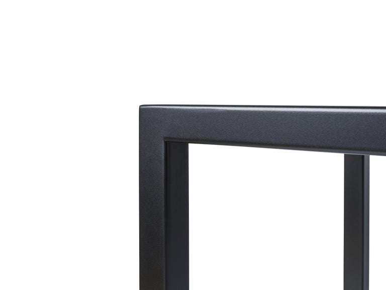 Black Powder Coated Steel Desk For Sale at 1stDibs | randy rollner