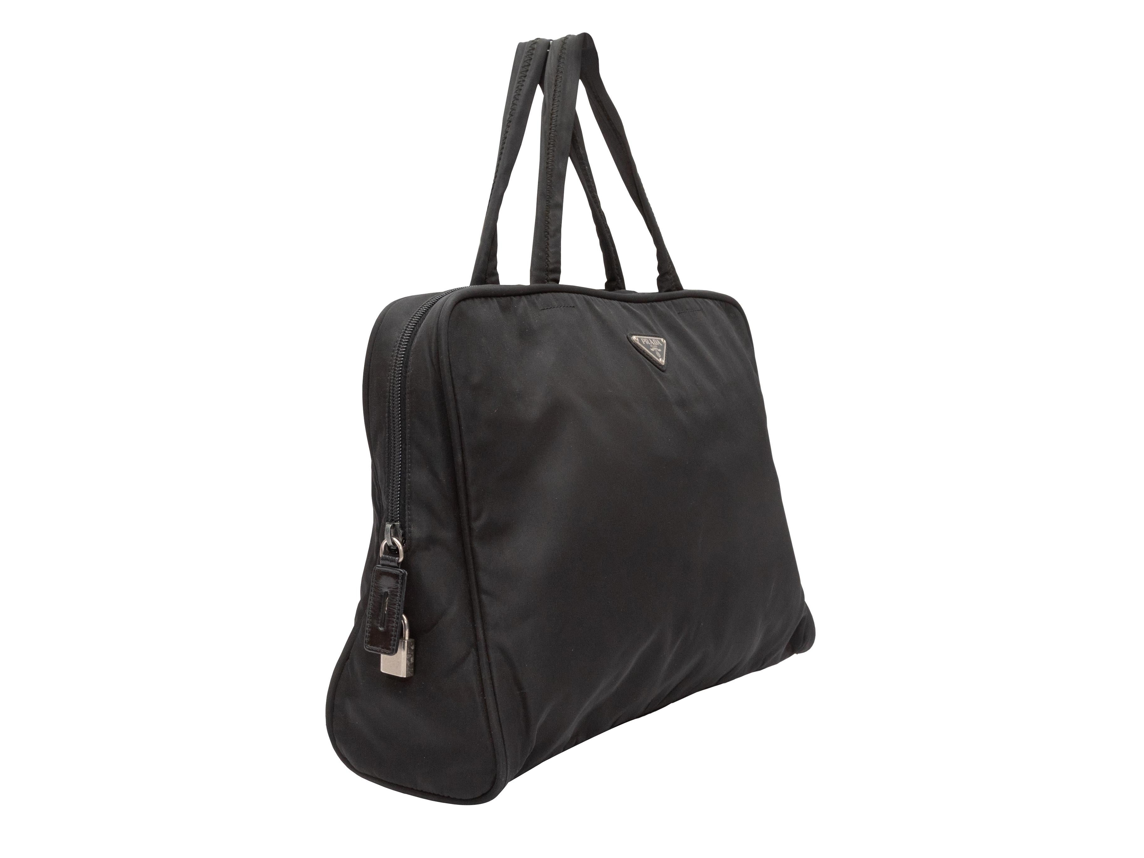 Black Prada Nylon Tote Bag For Sale at 1stDibs