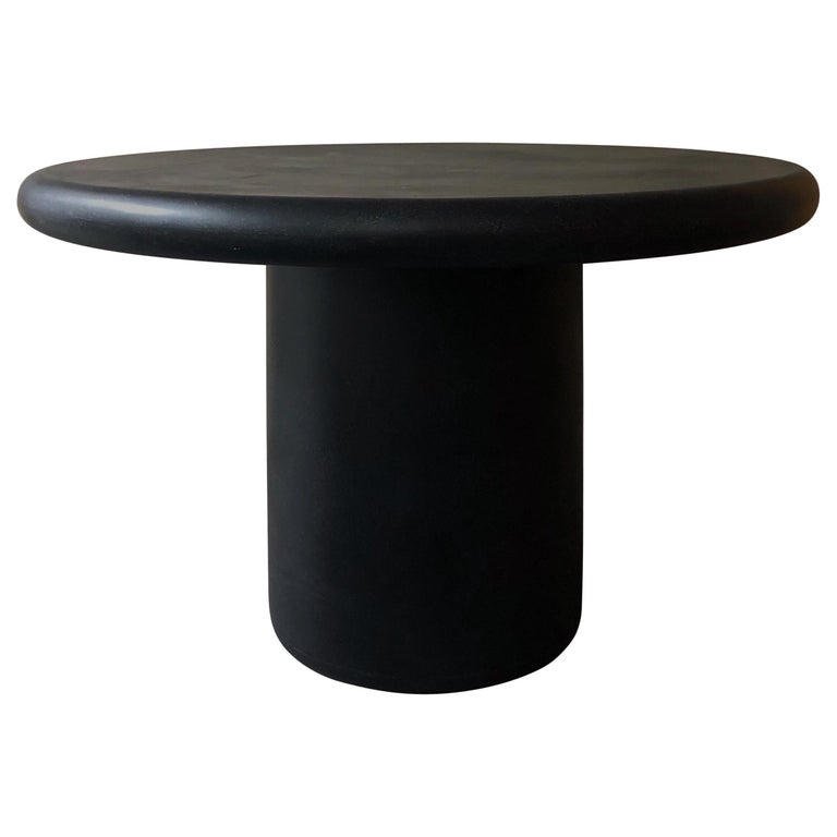 Black Round Table by Karstudio For Sale at 1stDibs