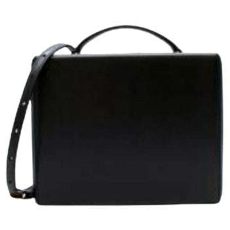 Black Saffiano Grace Box Bag For Sale at 1stDibs