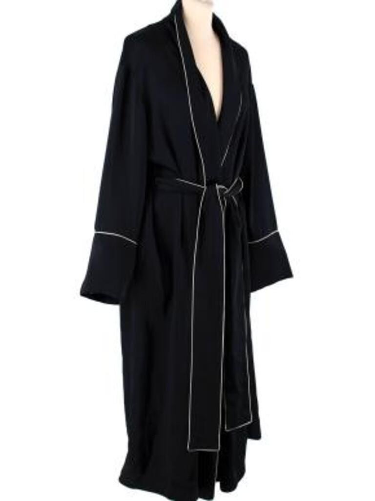 black satin robe For Sale at 1stDibs