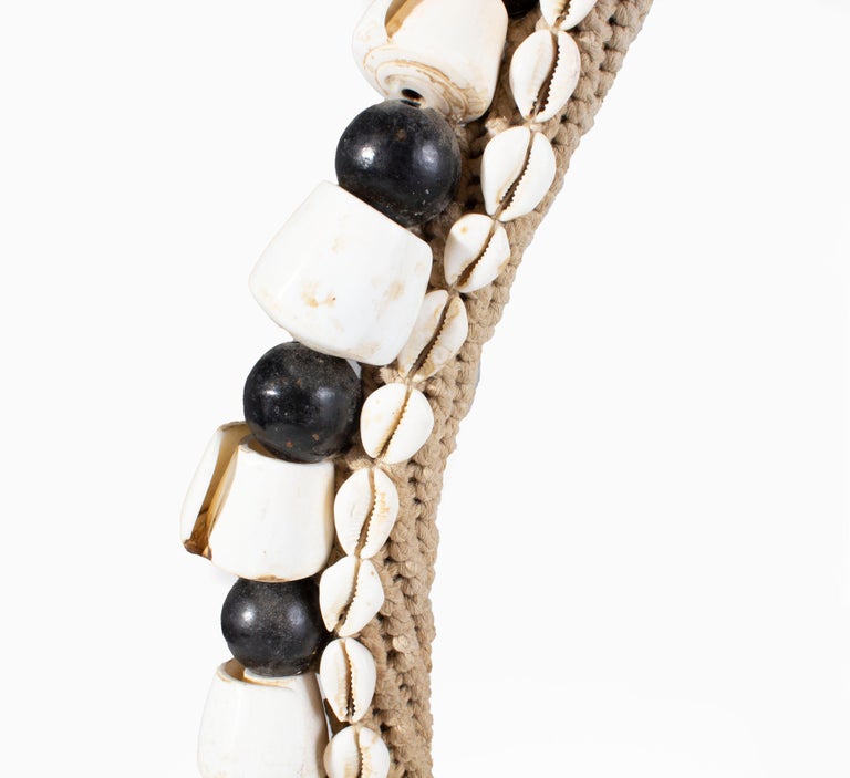 Black Shell Necklace Accessory on Stand For Sale at 1stDibs