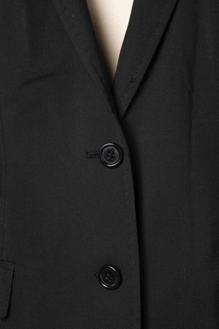 Black single breasted jacket with leopard lining Dolce and Gabbana ...
