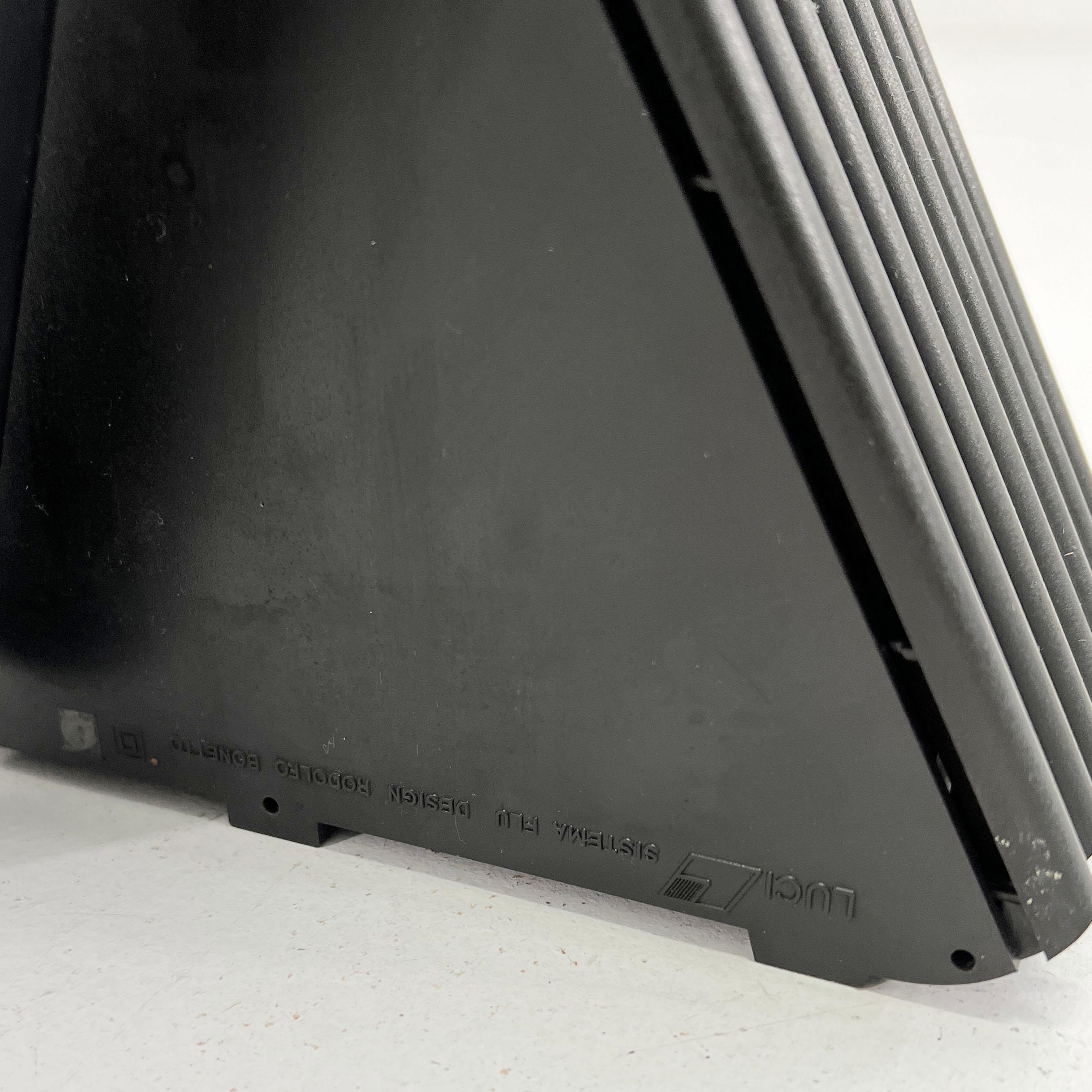 Black Sistema Flu Floor Lamp XL by Rodolfo Bonetto for Luci Italia ...