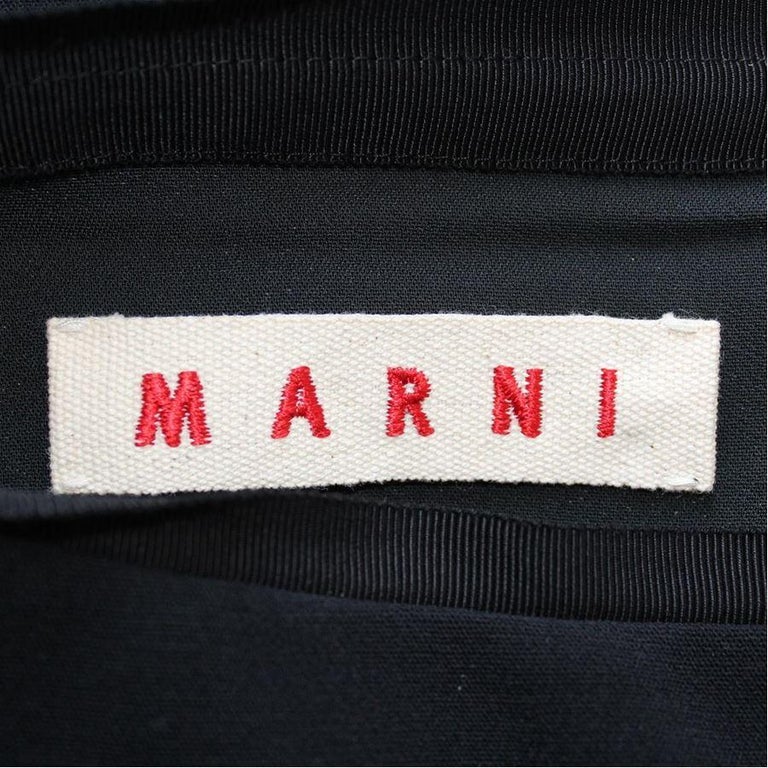 Marni Black skirt size 42 For Sale at 1stDibs