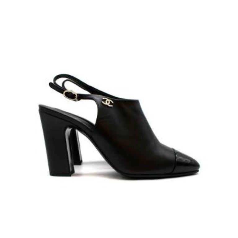 Black Slingback Booties For Sale at 1stDibs
