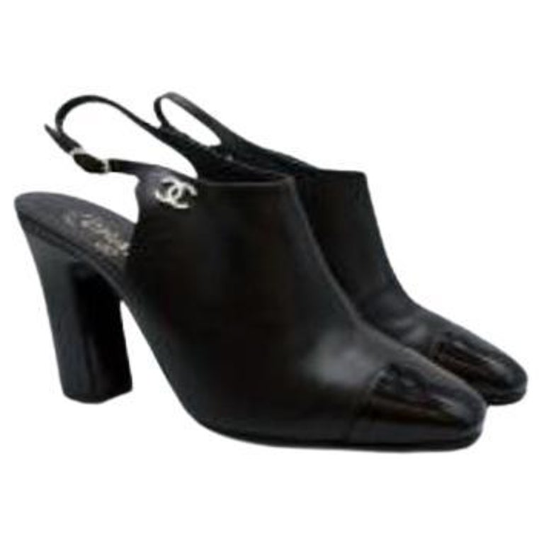 Black Slingback Booties For Sale at 1stDibs