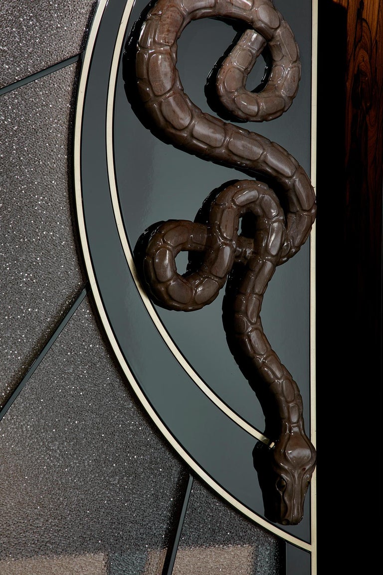 "Black Snake" Limited Edition Cabinet from Egli Design For Sale at 1stDibs