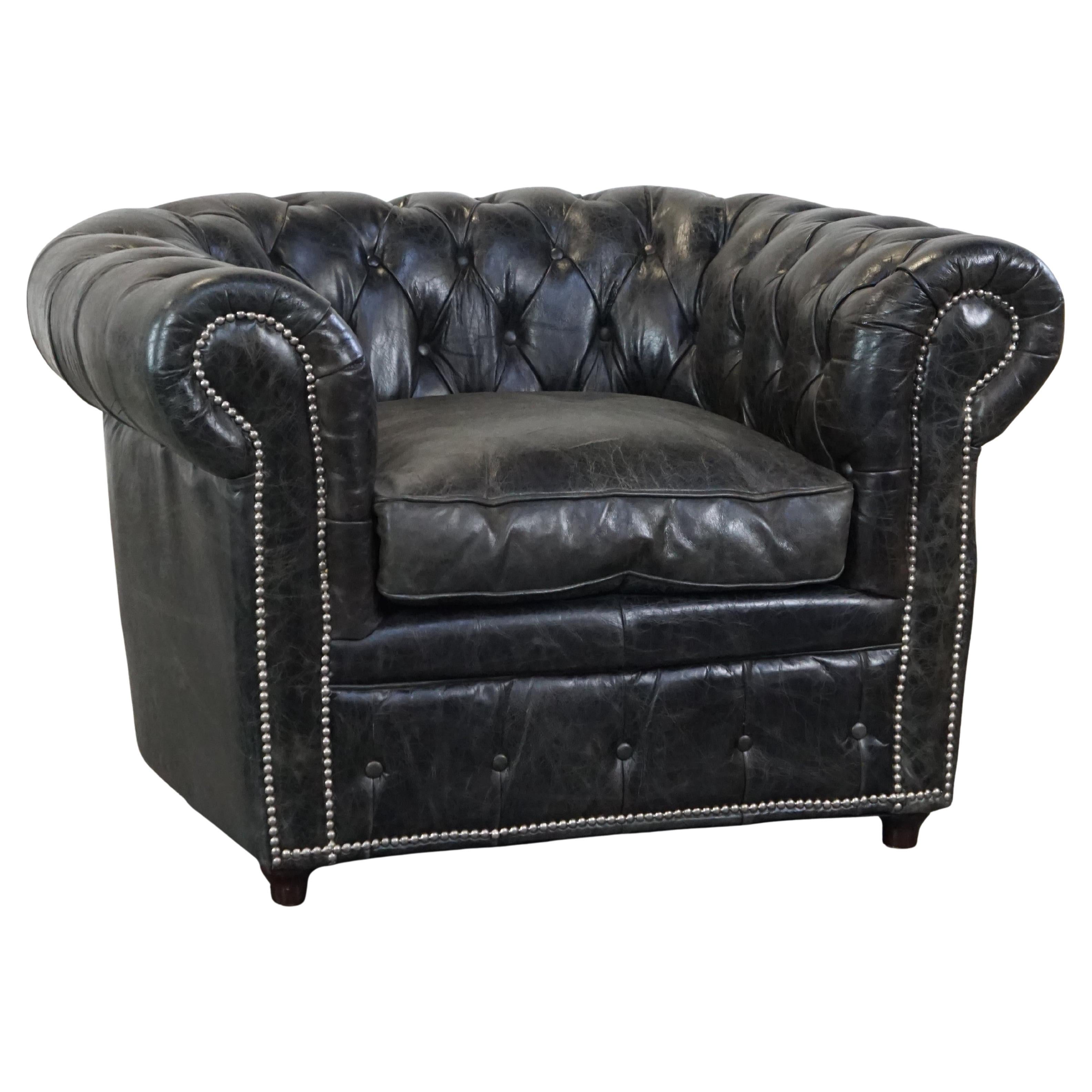 Oversized Italian Brown and White Cow Fur Leather Cube Lounge Armchair ...