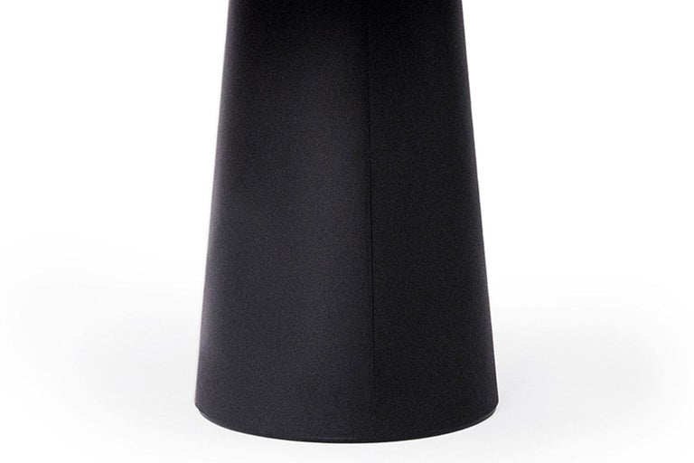 Black Stained Oak Top Container Round Pedestal Dining Table, Moooi For ...