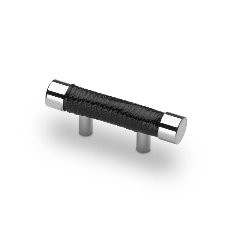 Luxury Pull Handle Various Metal and Leather Color Finishes Tube Shape ...