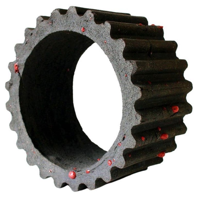 Black unglazed stoneware by Guy Marshall-Brown For Sale at 1stDibs