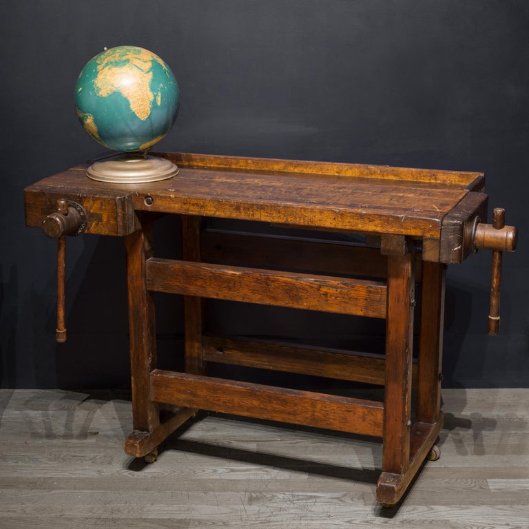 Black Walnut and Douglas Fir American Carpenter's Workbench, circa 1900 ...