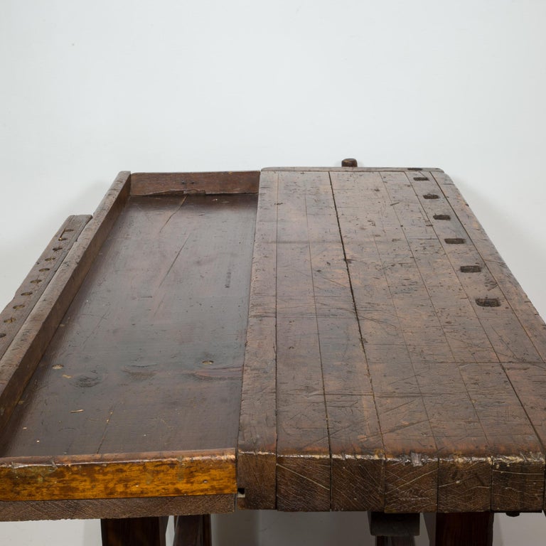 Black Walnut and Douglas Fir American Carpenter's Workbench, circa 1900 ...