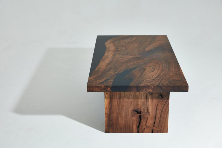 Thor coffee table with bow tie legs For Sale at 1stDibs