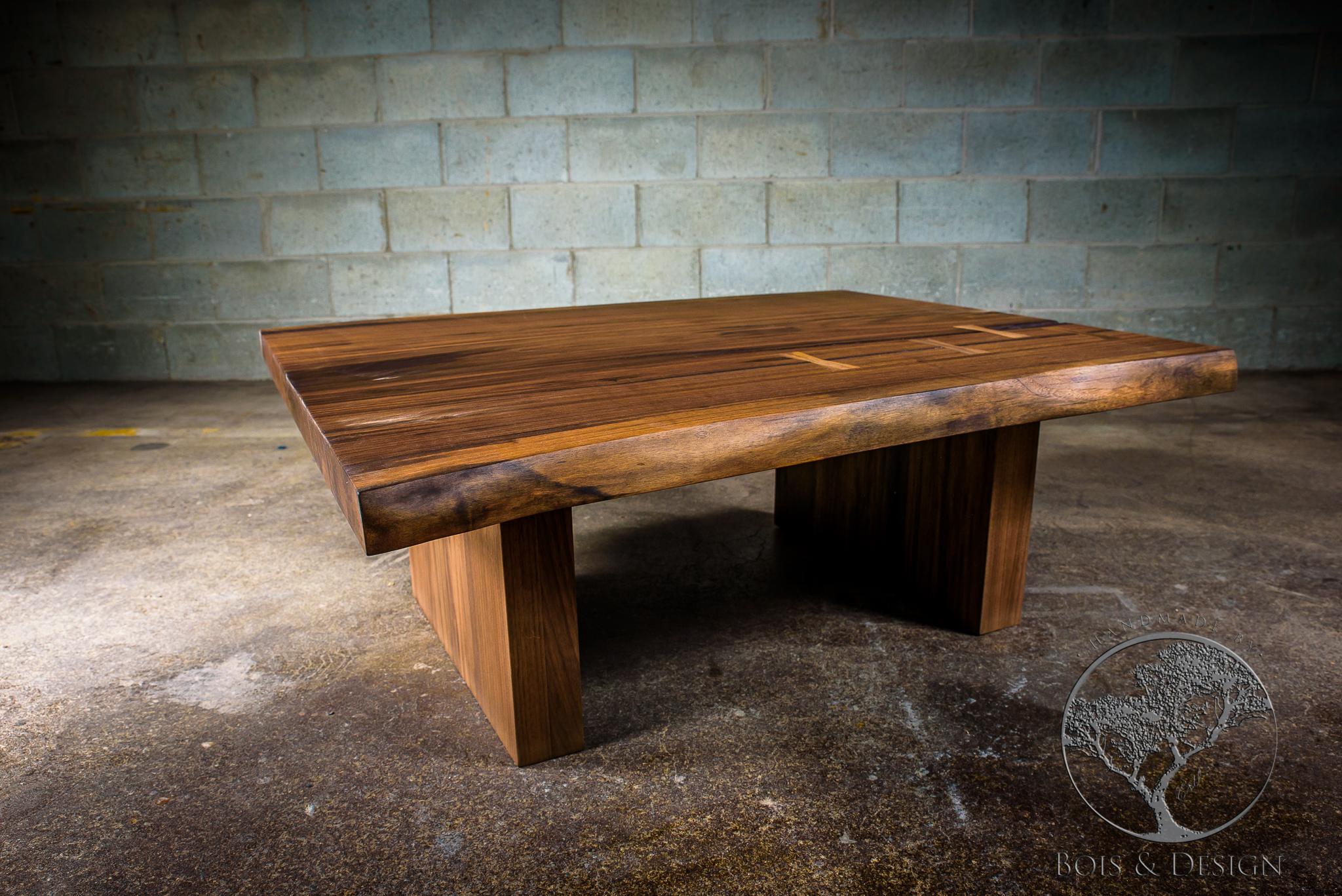 Black Walnut Coffee Table Live Edge For Sale at 1stDibs | walnut live ...
