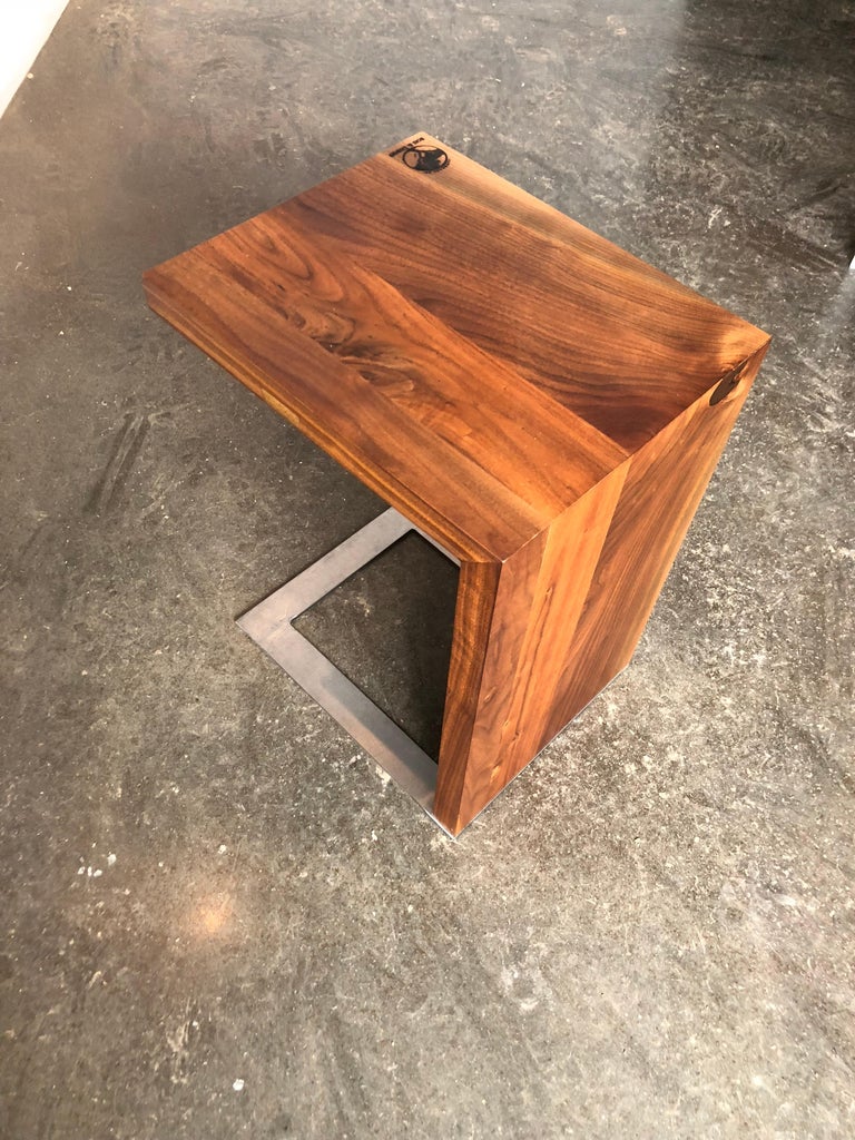 Black Walnut End Table For Sale at 1stDibs