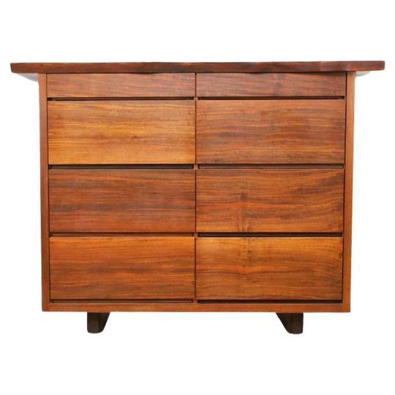 Black Walnut Live Edge Chest of Drawers at 1stDibs