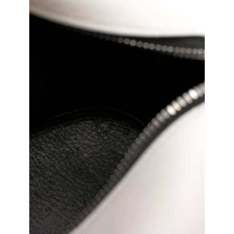 black and white leather Panda pouch For Sale at 1stDibs