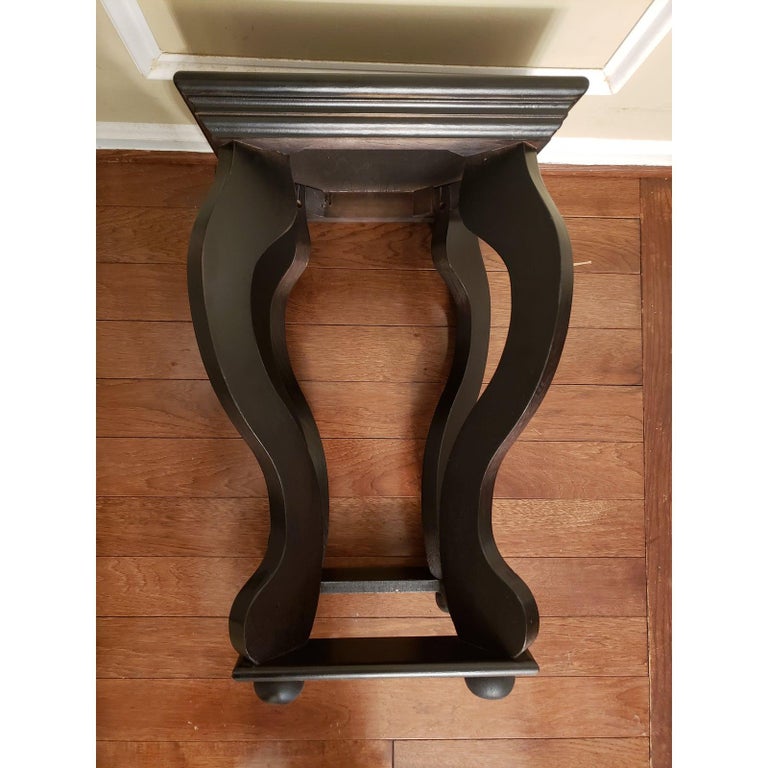 Black Wood End Table For Sale at 1stDibs