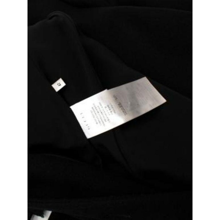 black wool lace trimmed short coat For Sale at 1stDibs