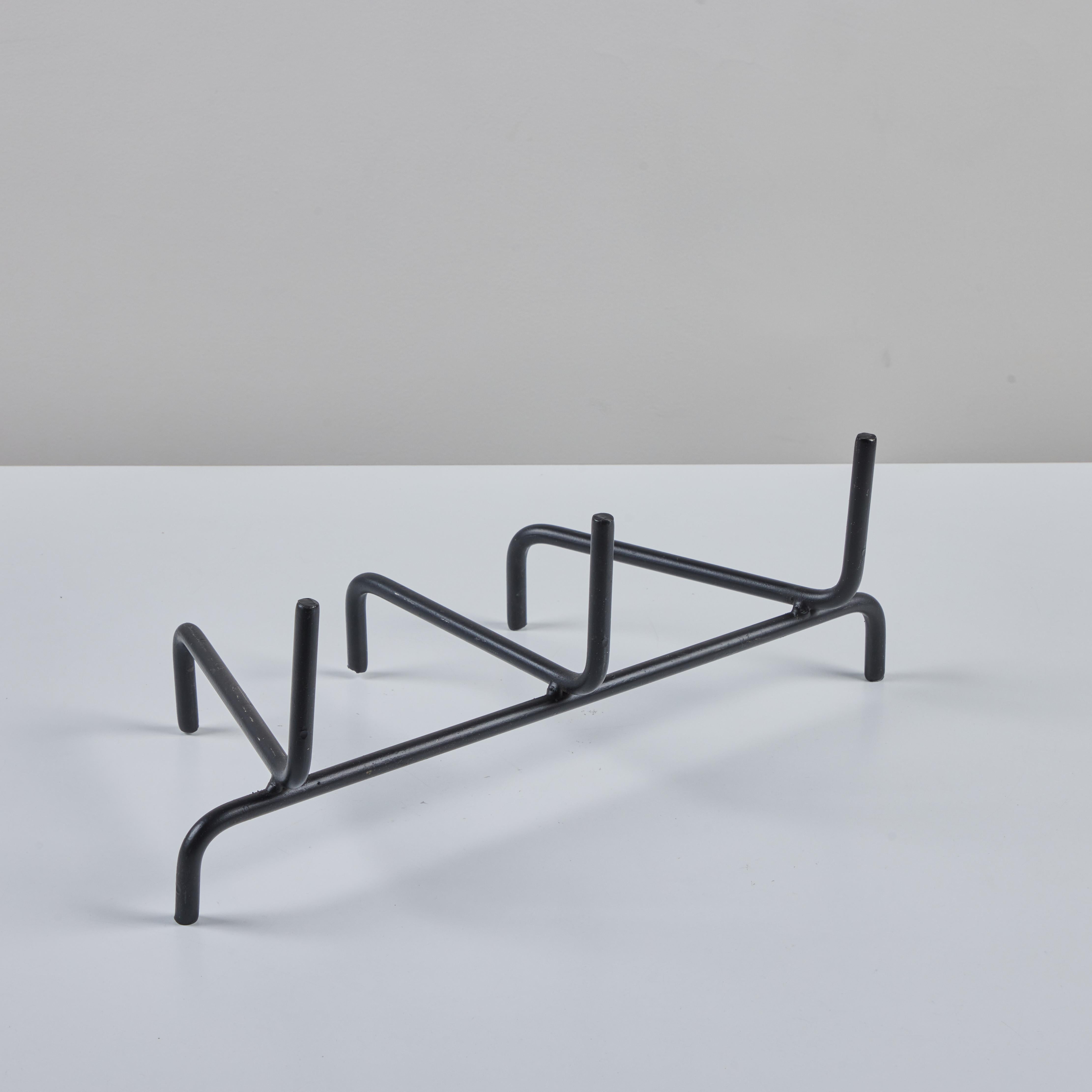Black Wrought Iron Fire Grate For Sale at 1stDibs