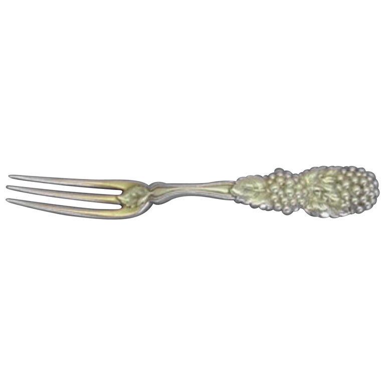 Blackberry by Tiffany and Co Sterling Silver Strawberry Fork For Sale ...