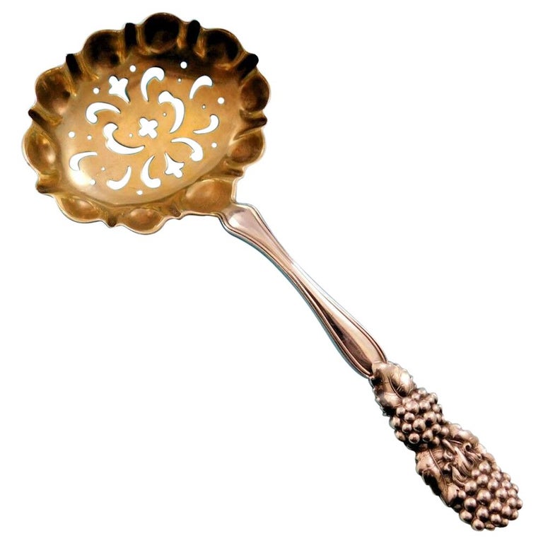 Blackberry by Tiffany and Co. Sterling Silver Sugar Sifter Gold-Washed ...