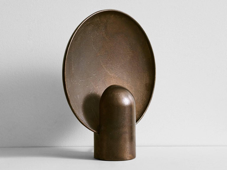 Blackened Bronze Sconce Table Lamp by Henry Wilson For Sale at 1stDibs ...