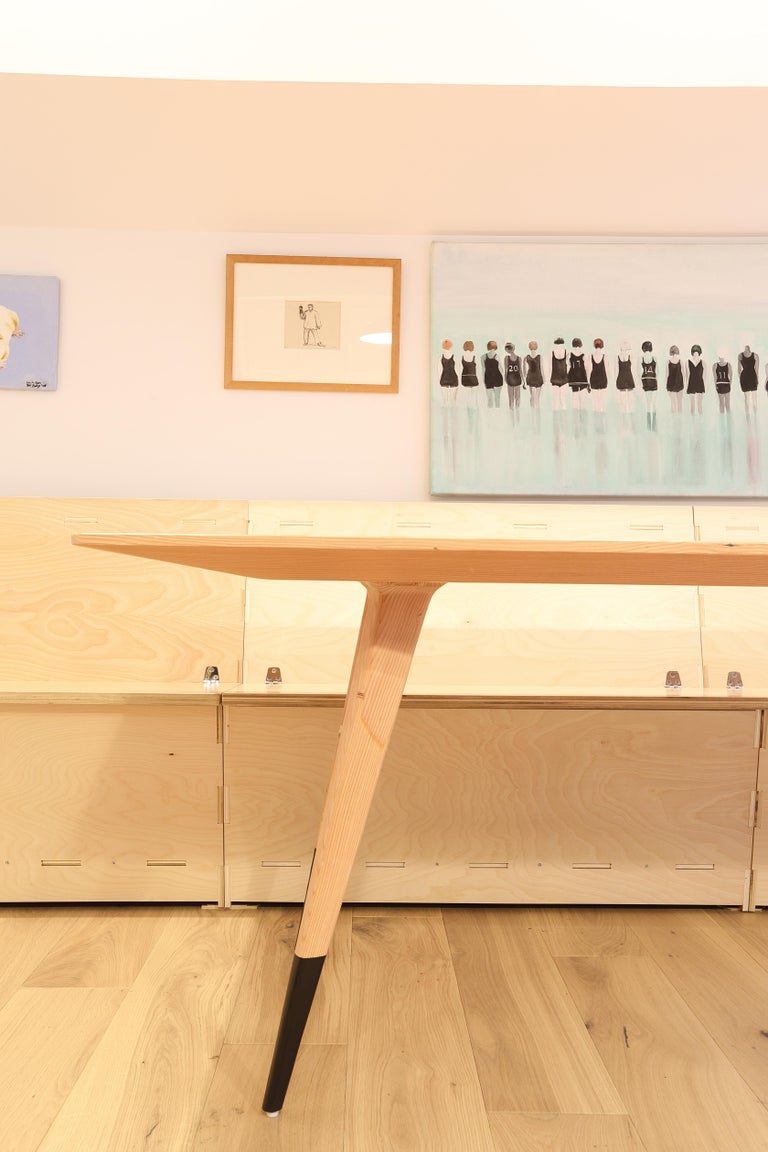 Rectangular Blackfeet Straddle Dining Table For Sale at 1stDibs ...