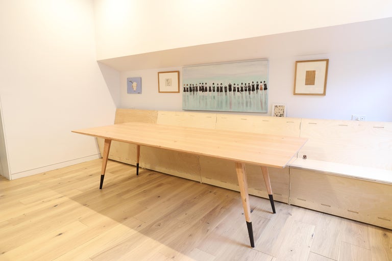 Rectangular Blackfeet Straddle Dining Table For Sale at 1stDibs ...