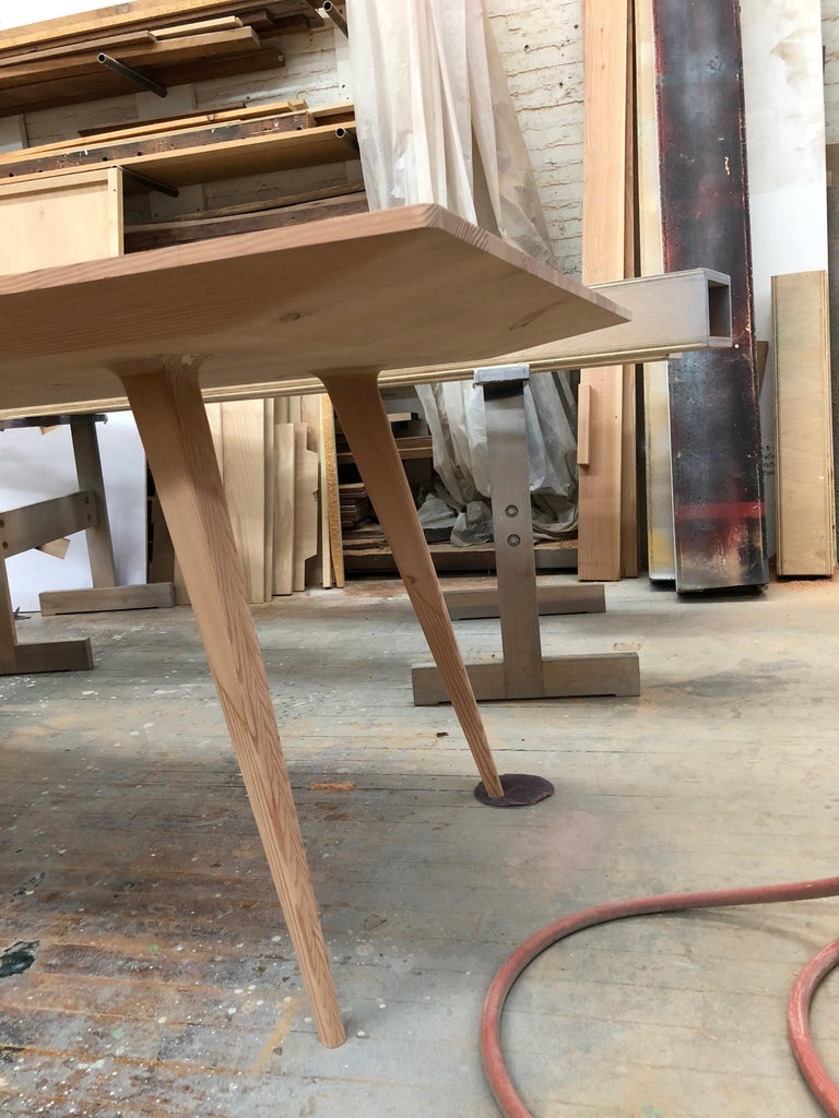 Rectangular Blackfeet Straddle Dining Table For Sale at 1stDibs ...