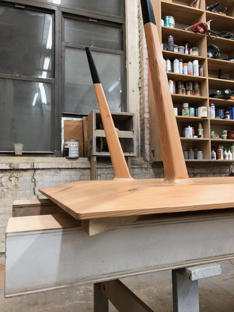 Rectangular Blackfeet Straddle Dining Table For Sale at 1stDibs ...